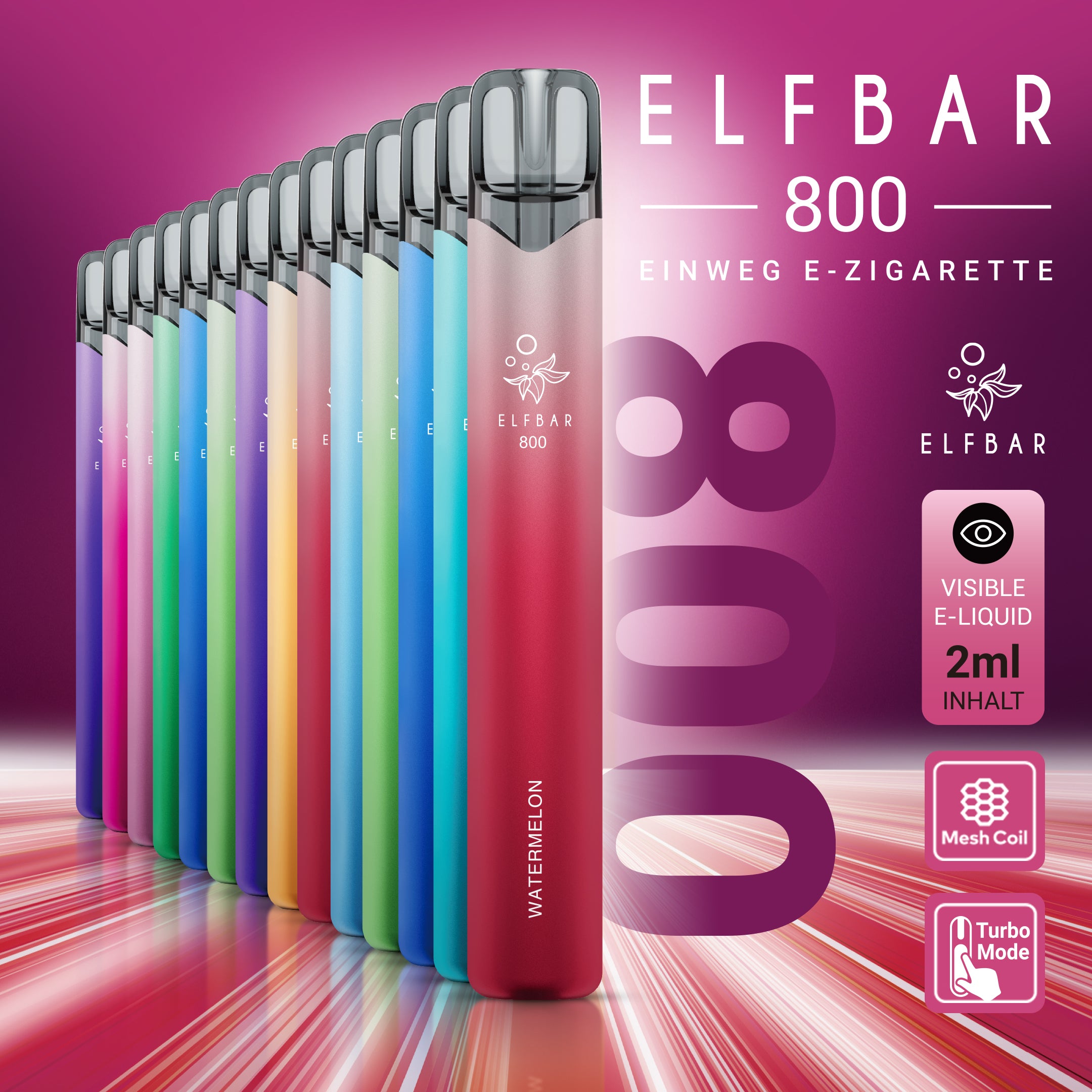 ELFBAR 800 Cola 20 mg/ml Nikotin