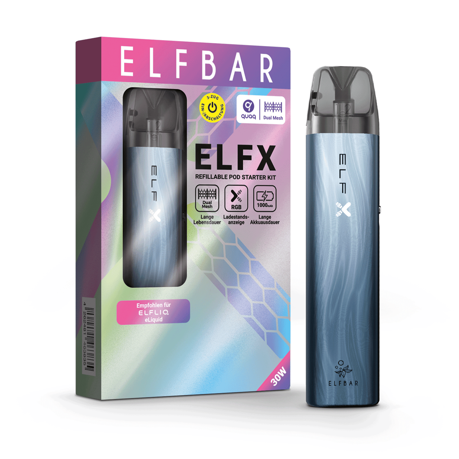 ELFBAR ELFX Vape Kit | Pod-System Starter-Kit | ELFBAR